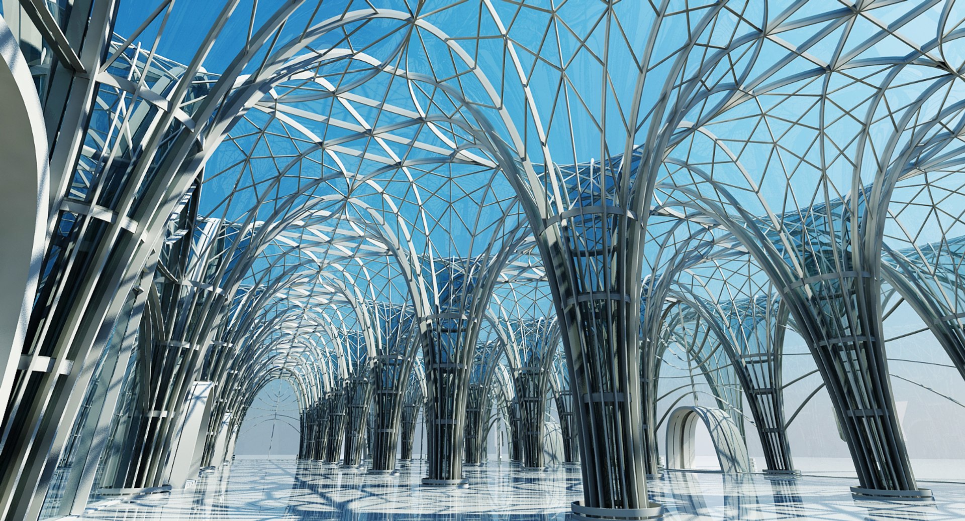3d model architectural 2 scene interior