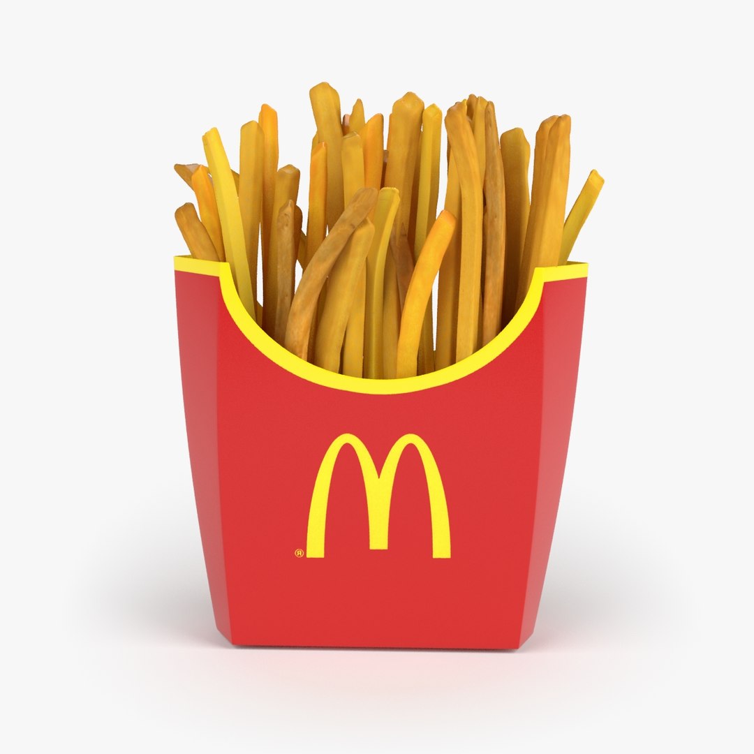French Fries 3d C4d