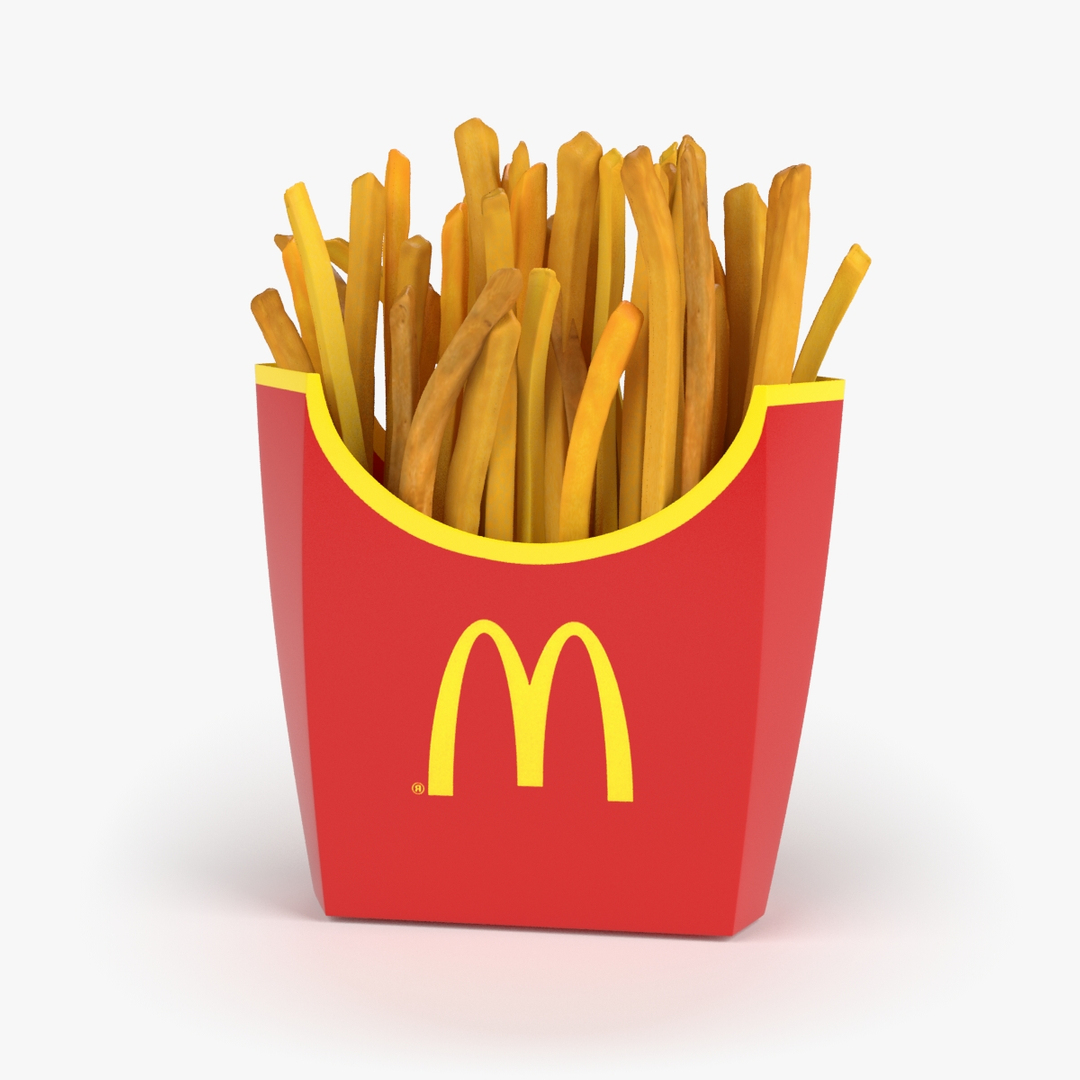 French Fries 3d C4d