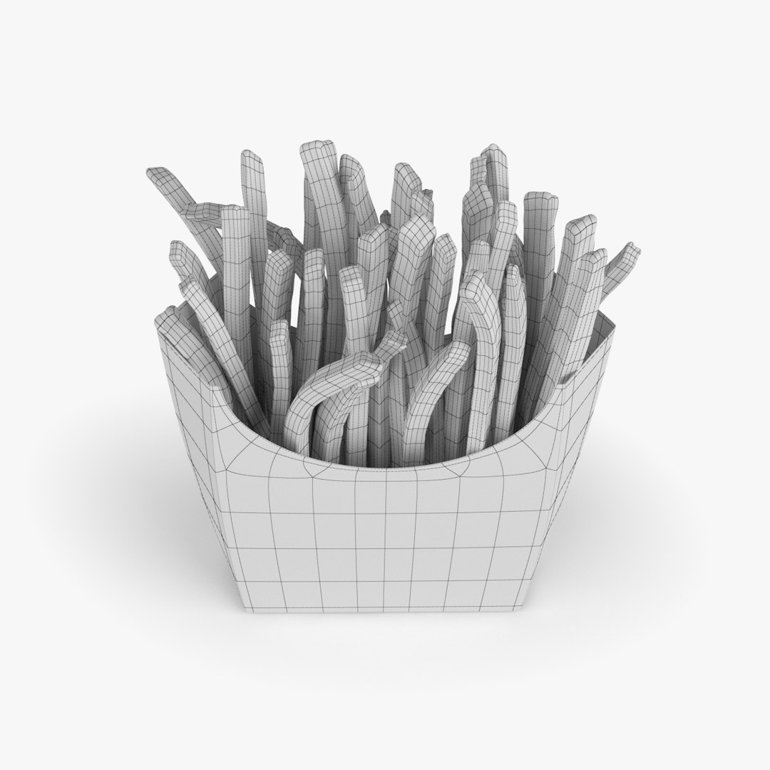 French Fries 3d C4d