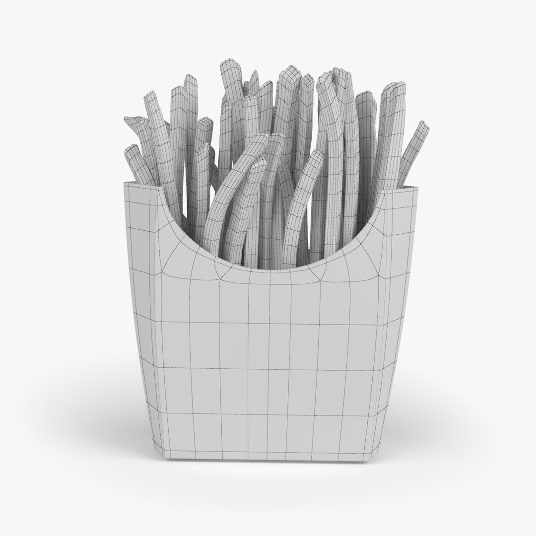 French Fries 3d C4d