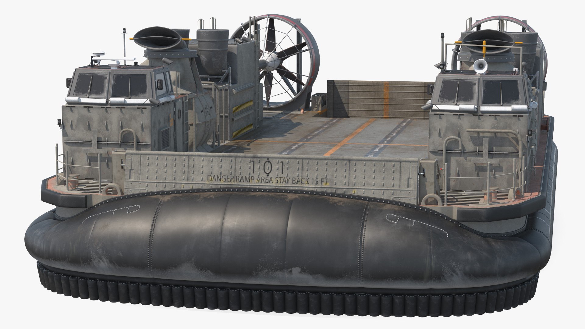 3D Landing Craft Hovercraft Used - TurboSquid 2385686