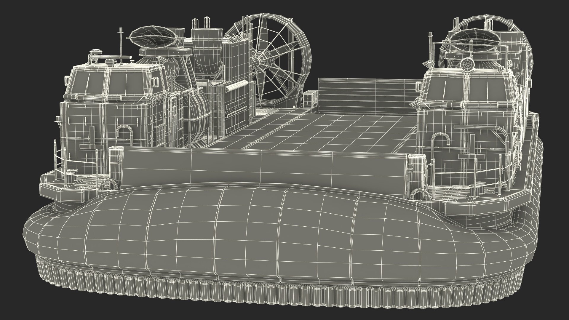 3D Landing Craft Hovercraft Used - TurboSquid 2385686