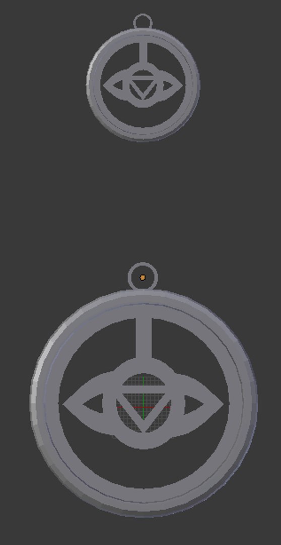 Pendant Anja Eye 3D Model - TurboSquid 1525282