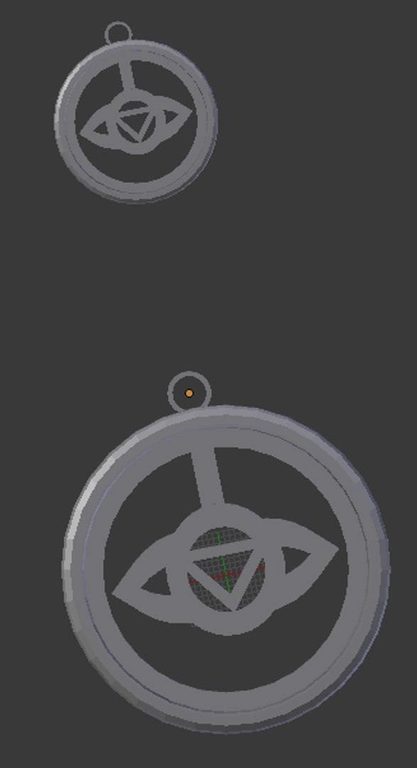Pendant Anja Eye 3D Model - TurboSquid 1525282