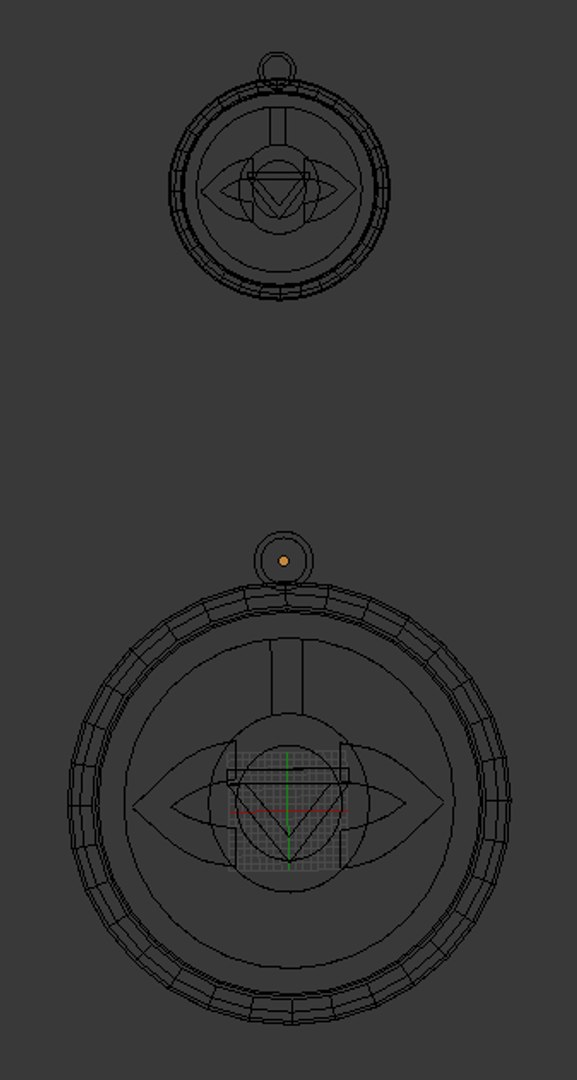 Pendant Anja Eye 3D Model - TurboSquid 1525282