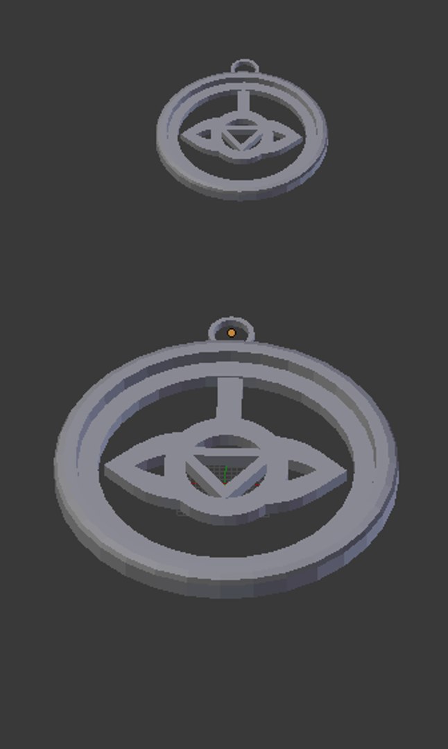 Pendant Anja Eye 3D Model - TurboSquid 1525282