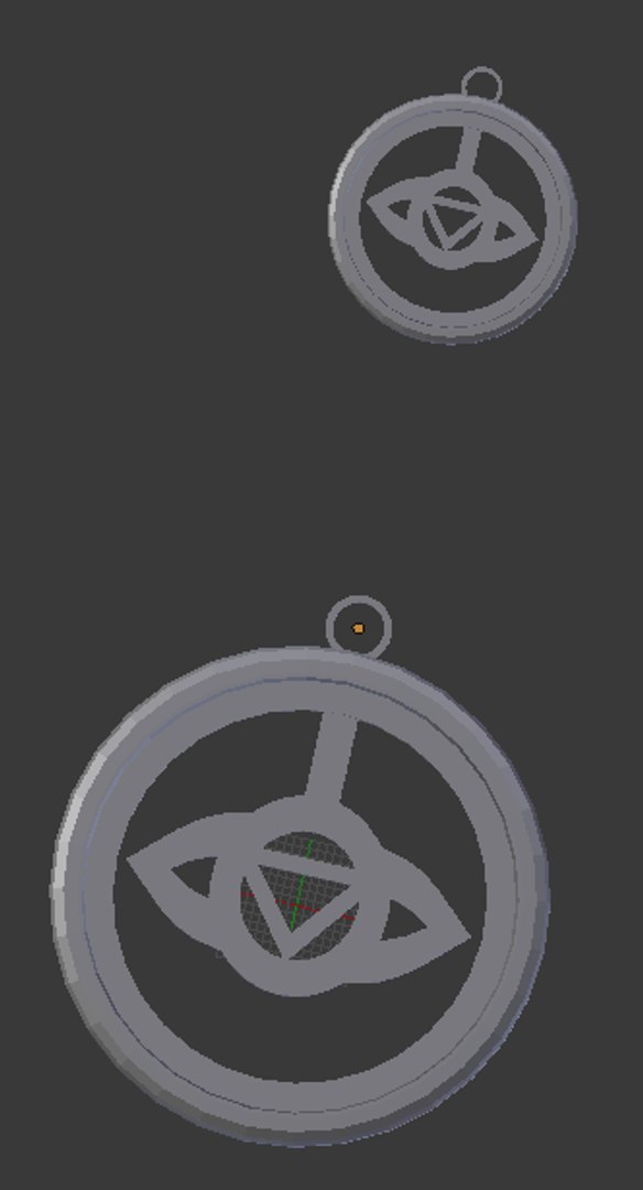 Pendant Anja Eye 3D Model - TurboSquid 1525282
