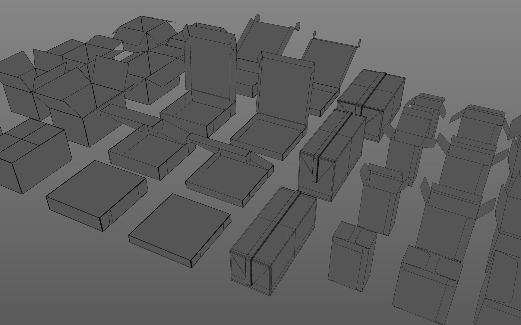 Box Collection 3D Model - TurboSquid 2197696