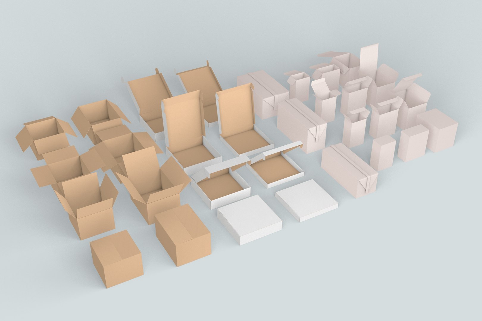Box Collection 3D Model - TurboSquid 2197696