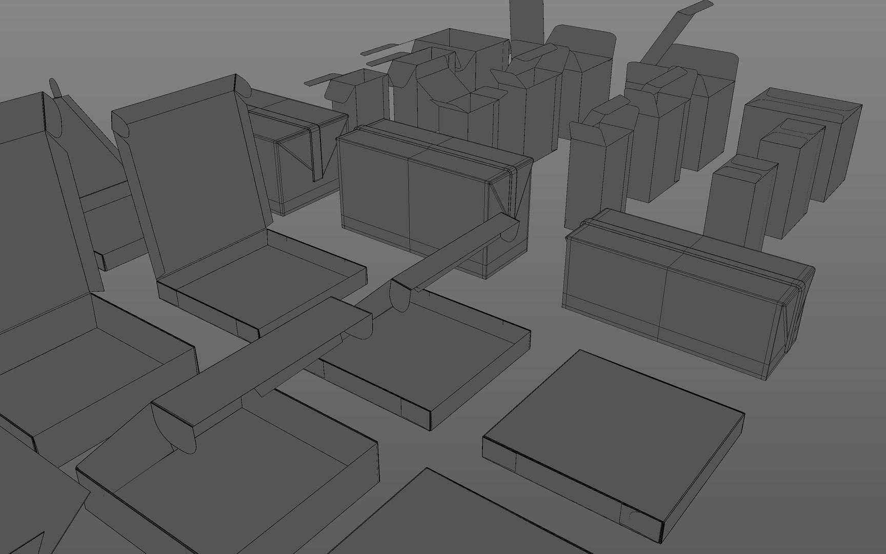 Box Collection 3D Model - TurboSquid 2197696