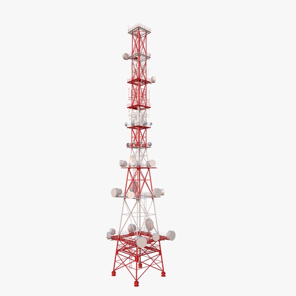 communication tower 3d model