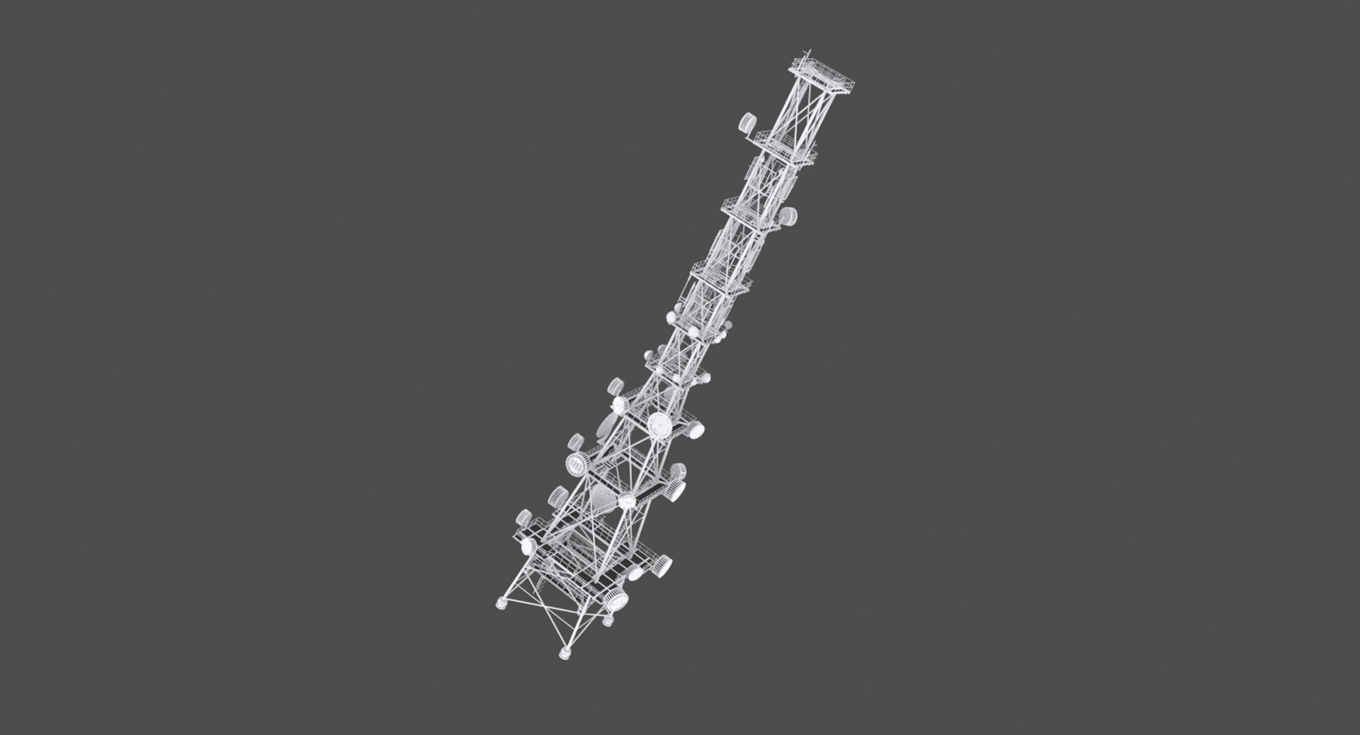 3D Model Tv Tower - TurboSquid 1311616