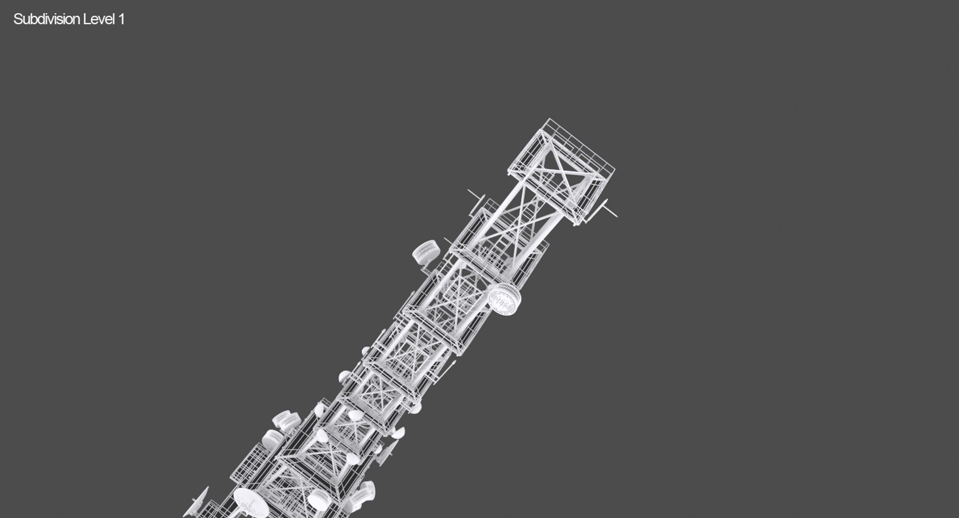 3D Model Tv Tower - TurboSquid 1311616