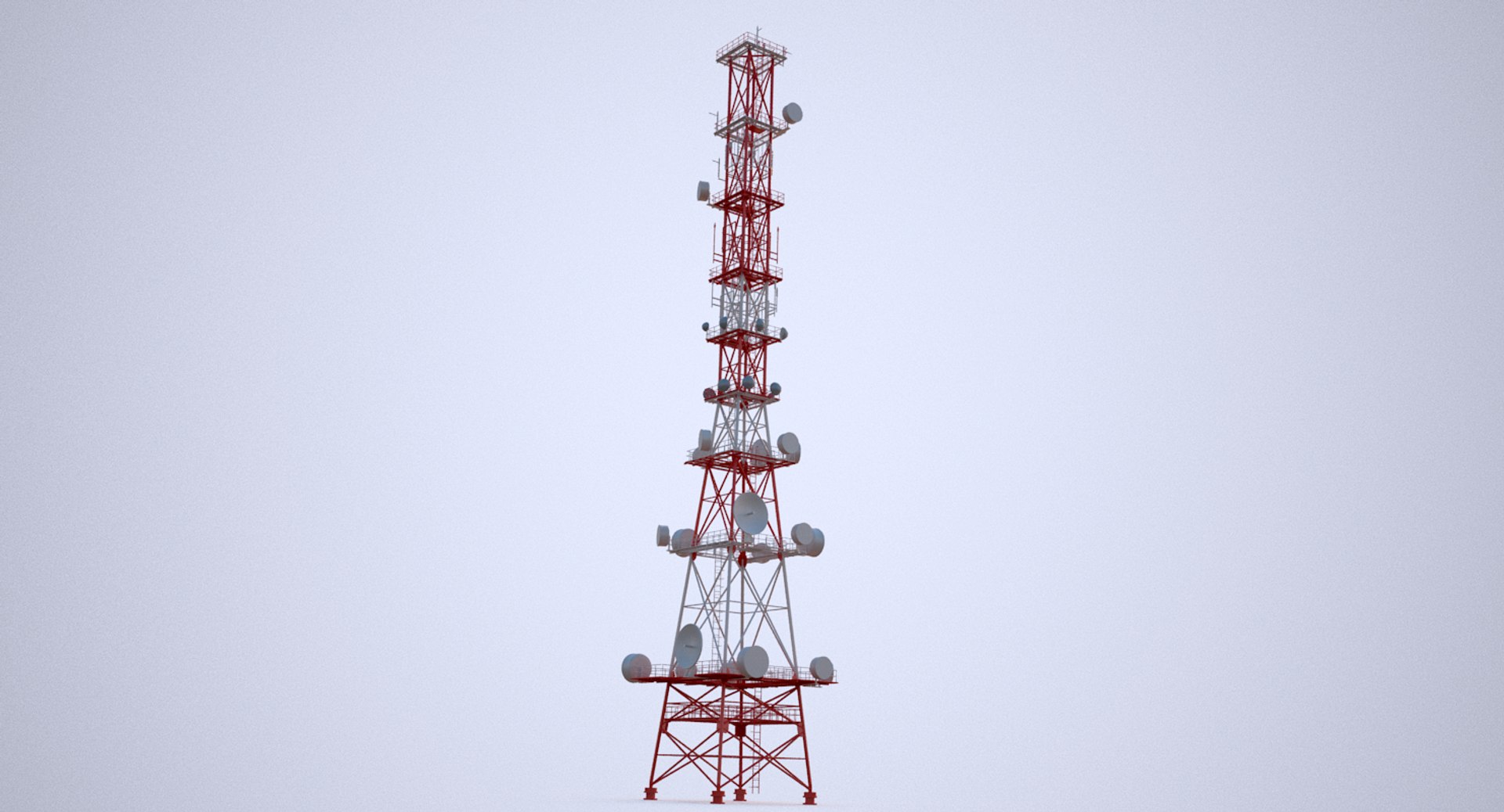 3D Model Tv Tower - TurboSquid 1311616