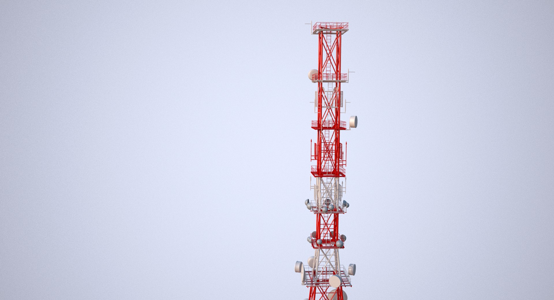 3D Model Tv Tower - TurboSquid 1311616