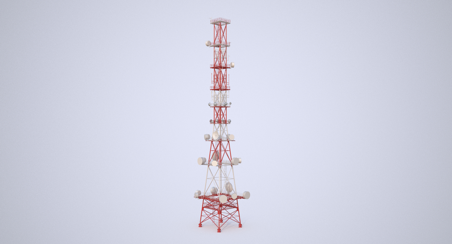 3D Model Tv Tower - TurboSquid 1311616