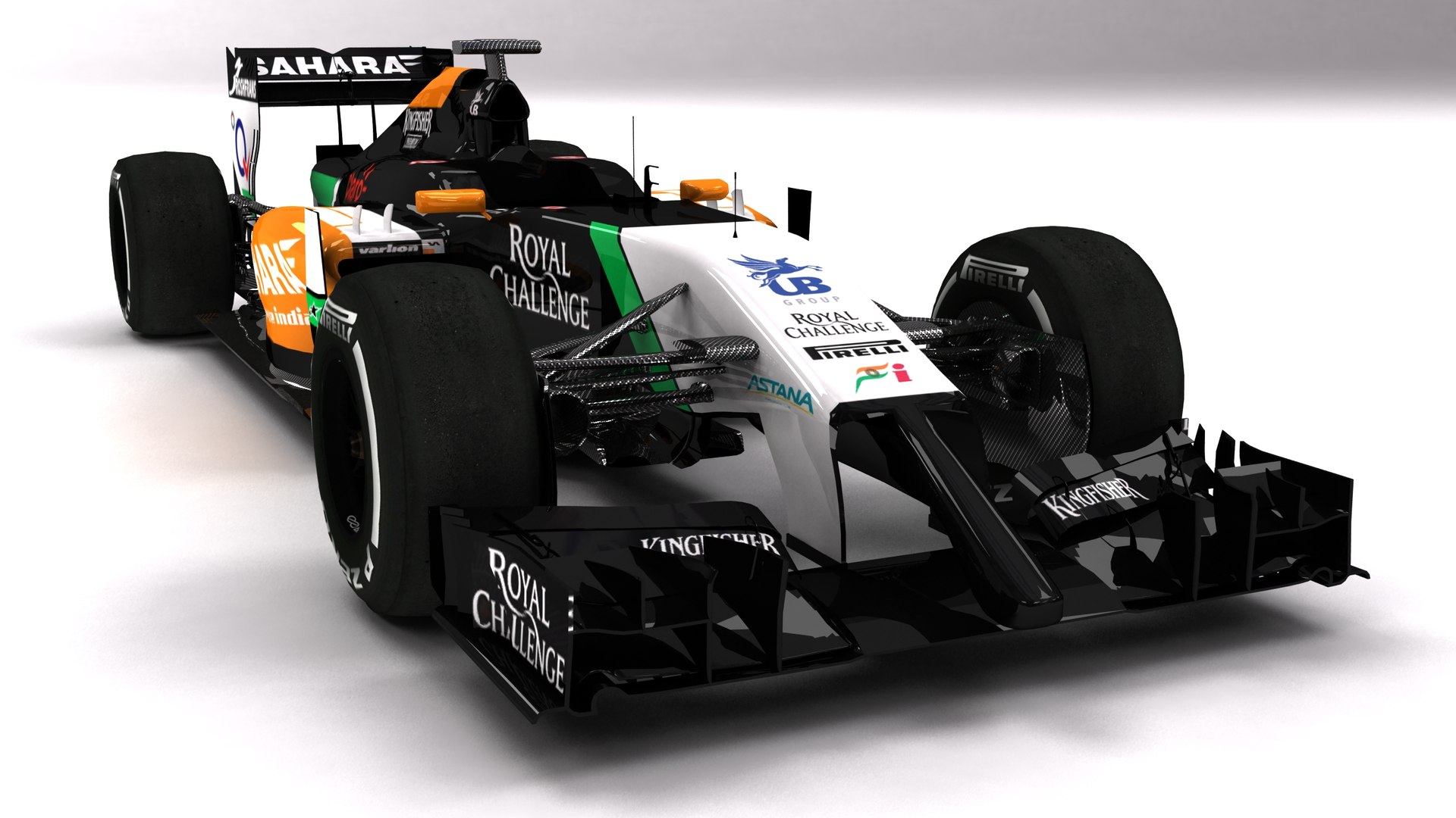 3d model 2014 force india vjm07