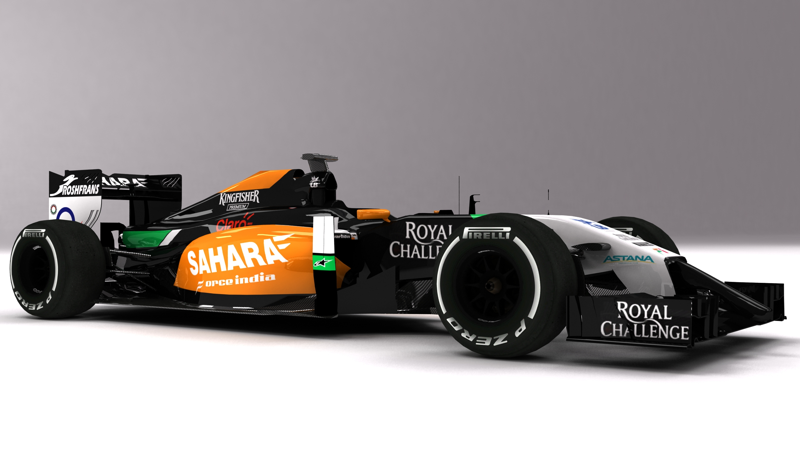 3d model 2014 force india vjm07