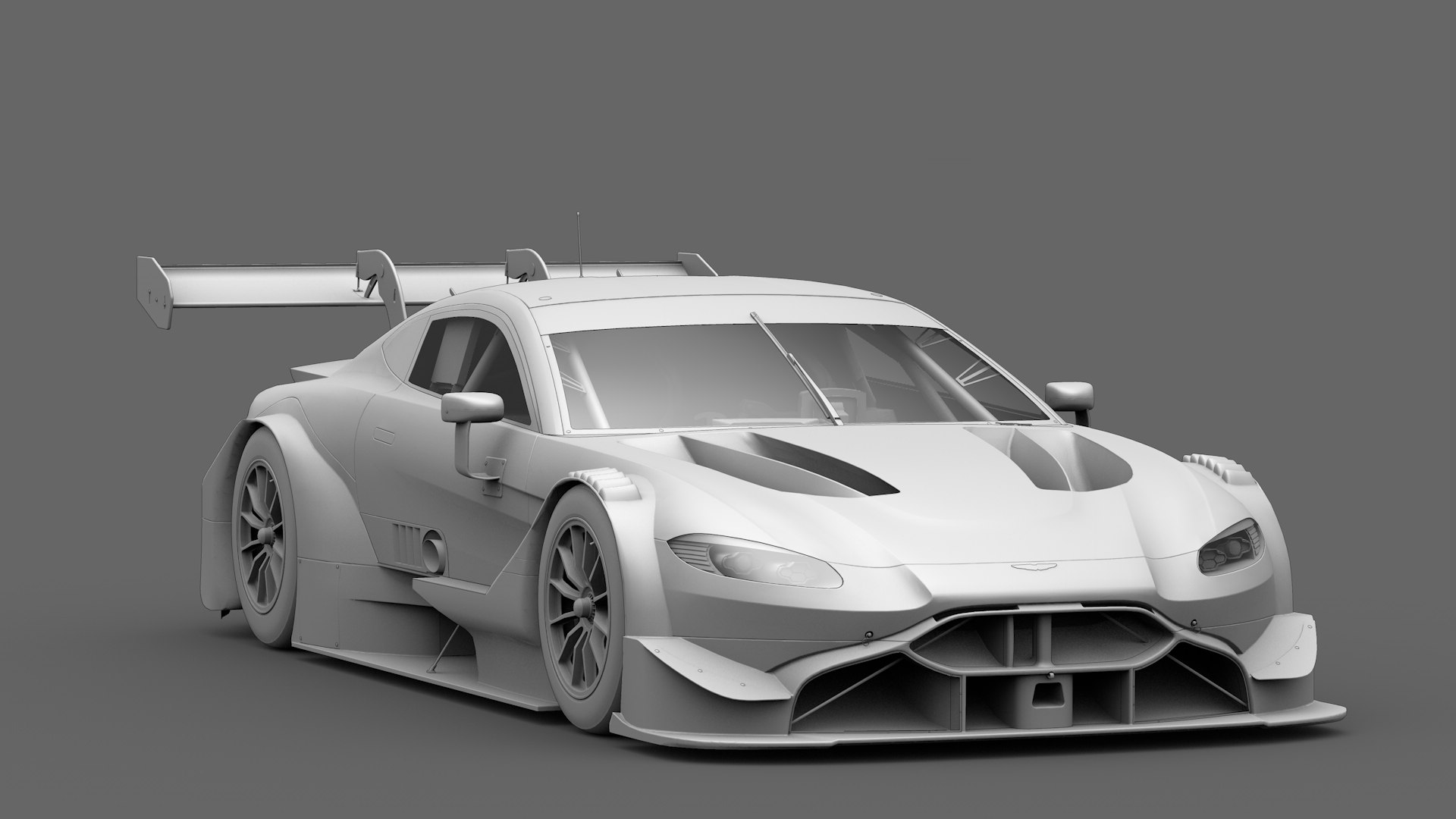 3D Aston Martin AMR Vantange DTM 2019 GT500 Exterior Interior Model - TurboSquid 2054495