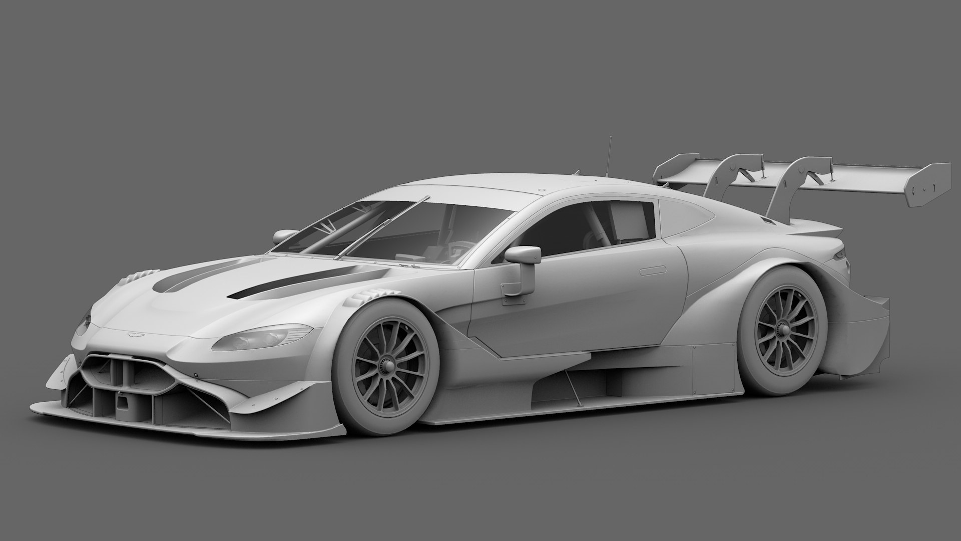 3D Aston Martin AMR Vantange DTM 2019 GT500 Exterior Interior Model - TurboSquid 2054495