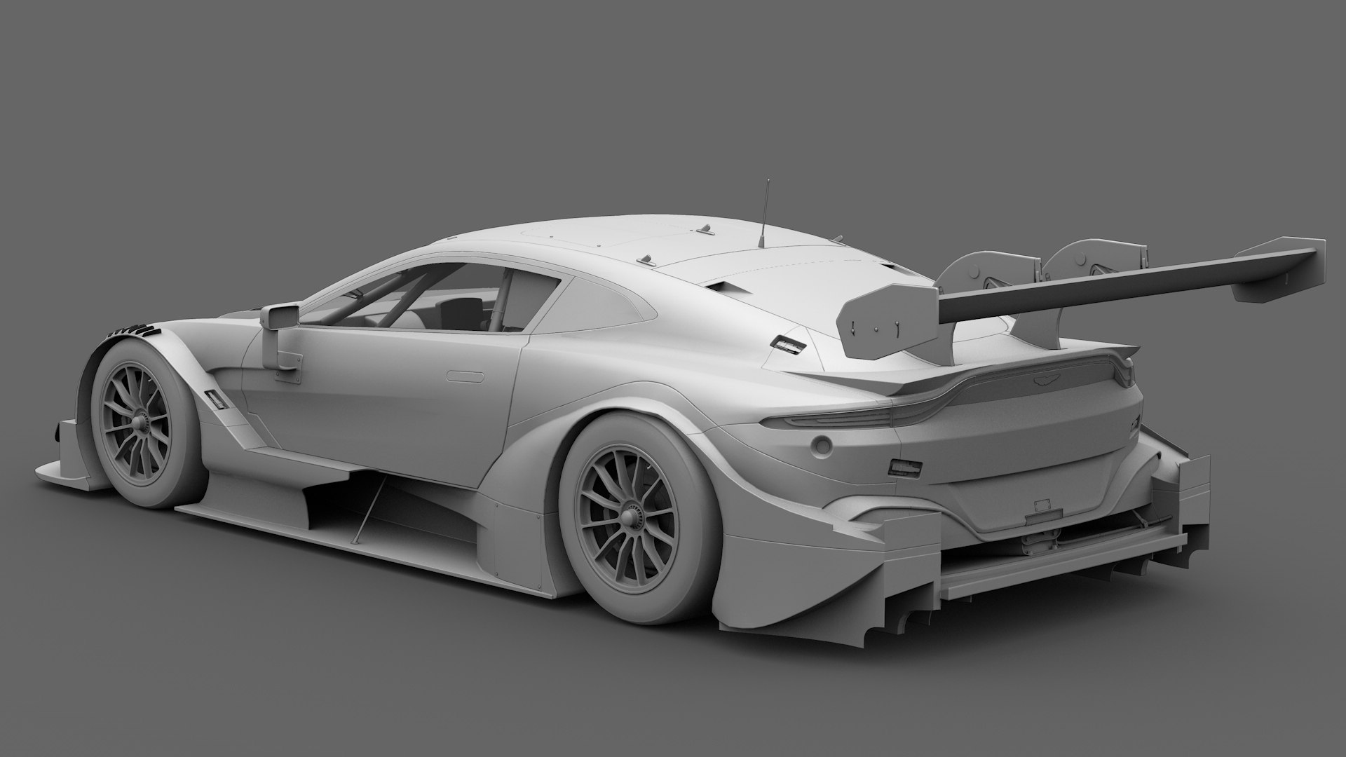 3D Aston Martin AMR Vantange DTM 2019 GT500 Exterior Interior Model - TurboSquid 2054495