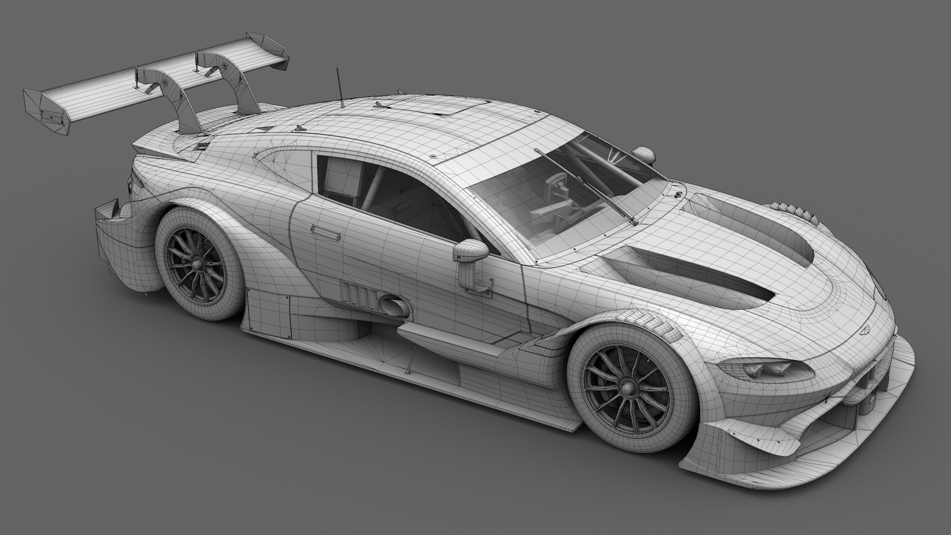 3D Aston Martin AMR Vantange DTM 2019 GT500 Exterior Interior Model - TurboSquid 2054495