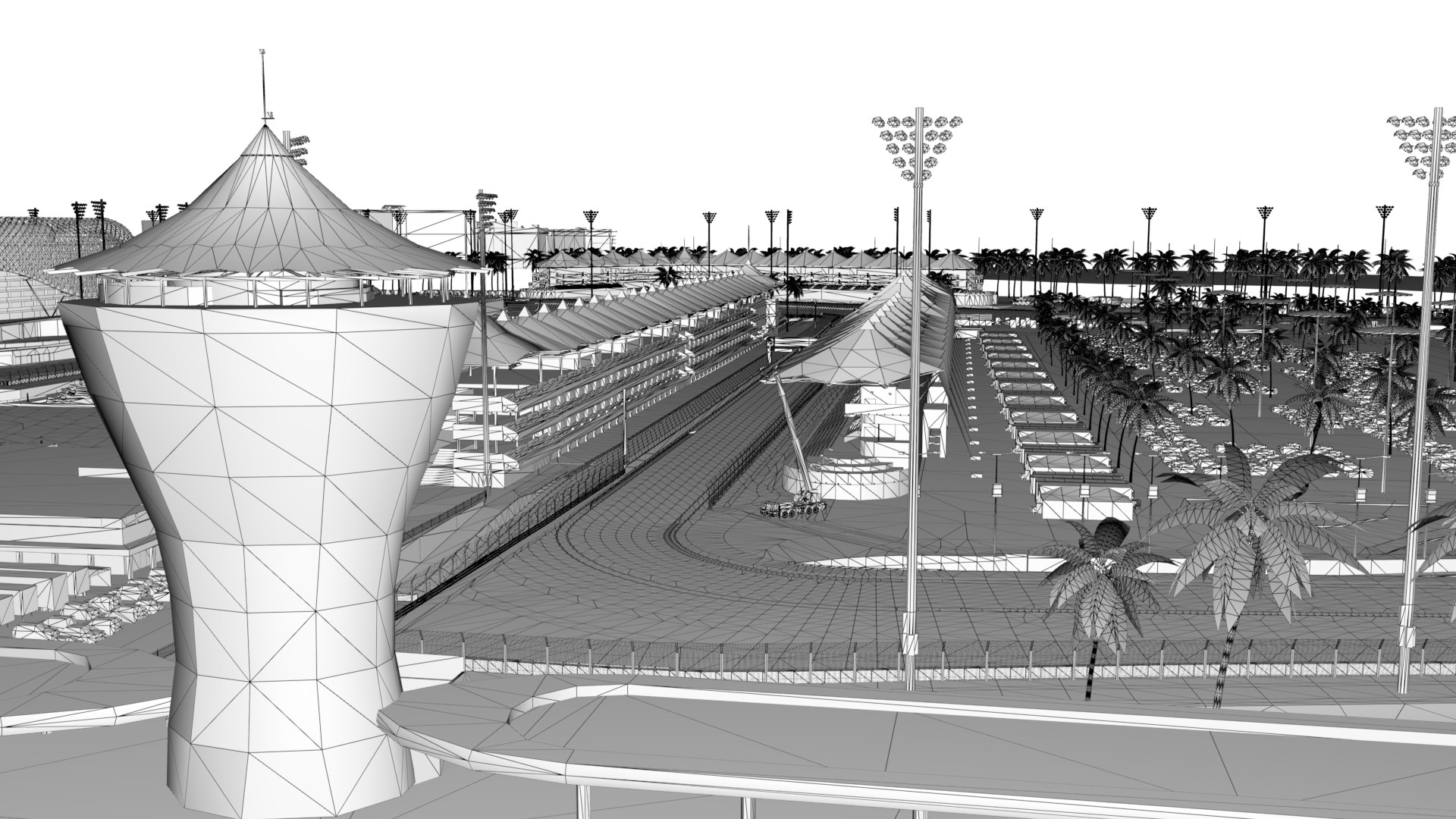 3D Model Yas Marina Circuit - TurboSquid 2458023