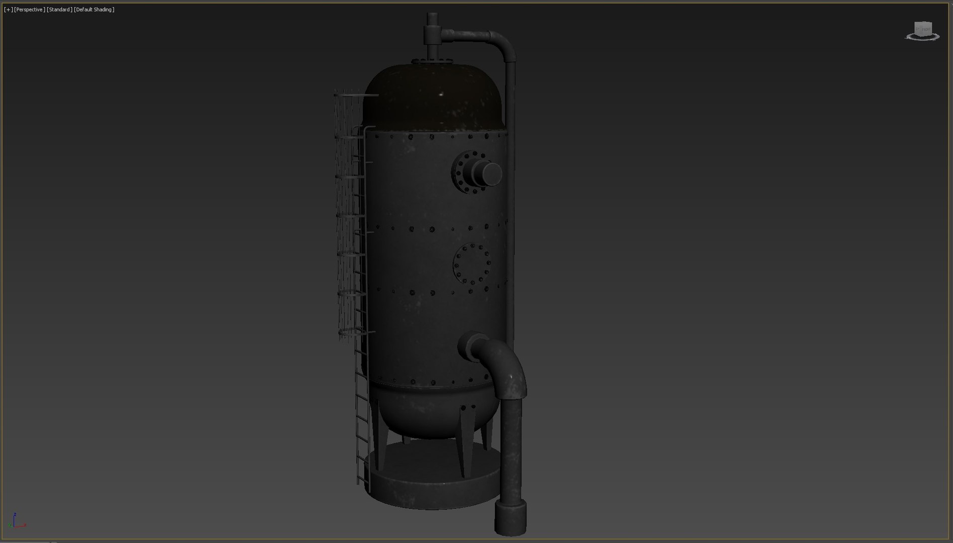 Oil Storage Tank Model - TurboSquid 1732585