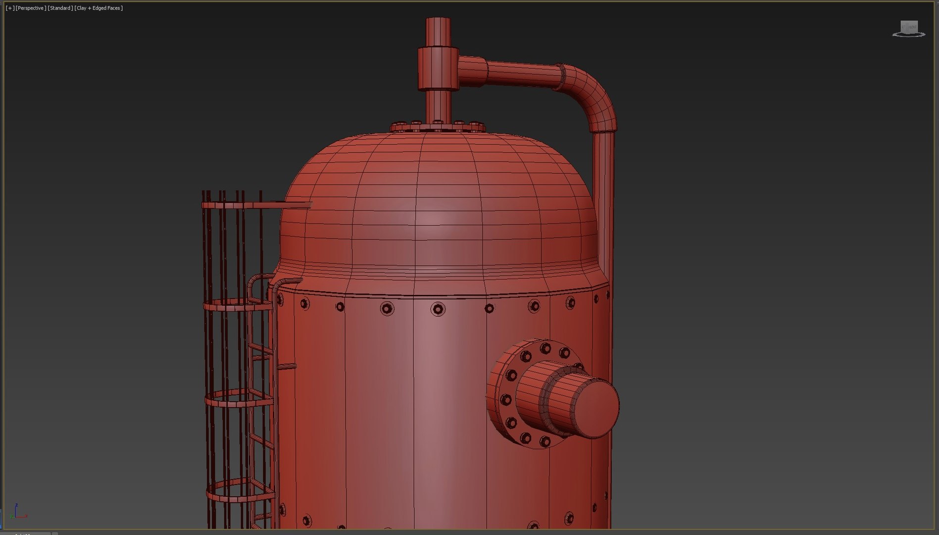 Oil Storage Tank Model - TurboSquid 1732585