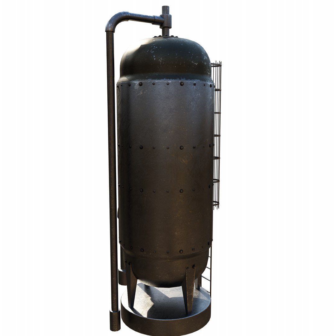 Oil Storage Tank Model - TurboSquid 1732585