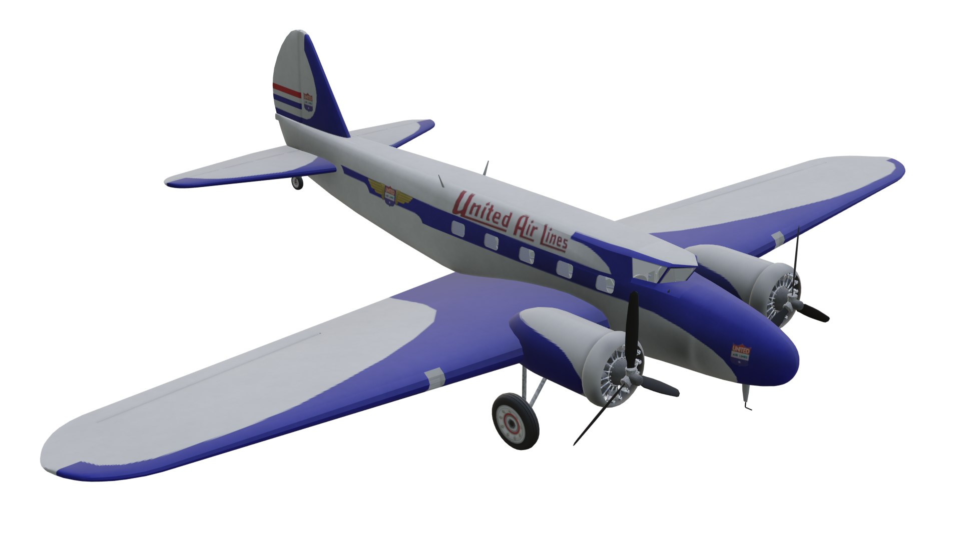 Boeing 247 Model - TurboSquid 2340400