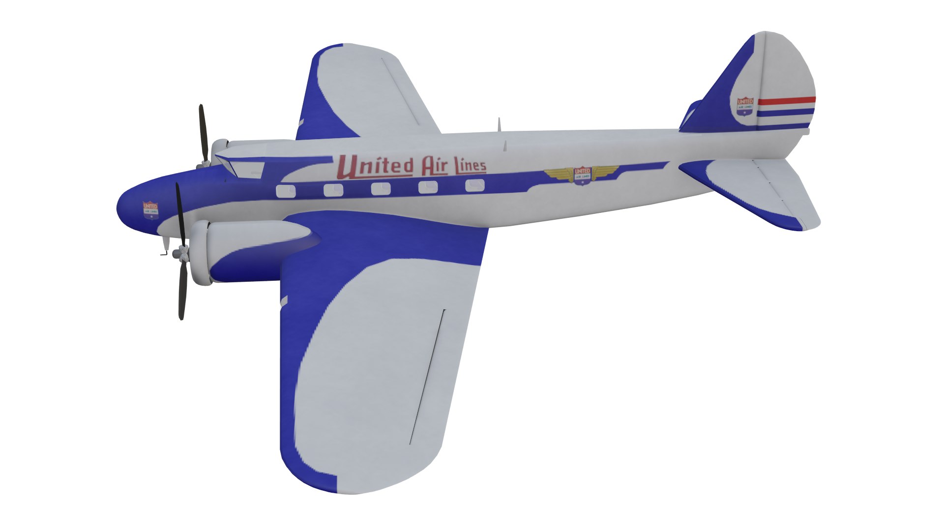 Boeing 247 Model - TurboSquid 2340400