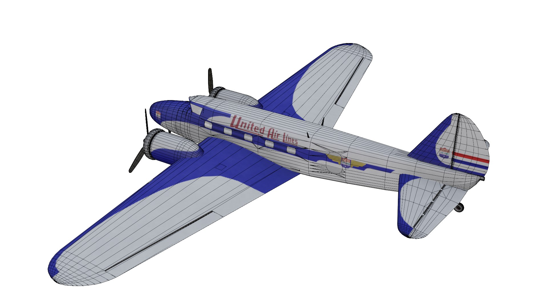 Boeing 247 Model - TurboSquid 2340400