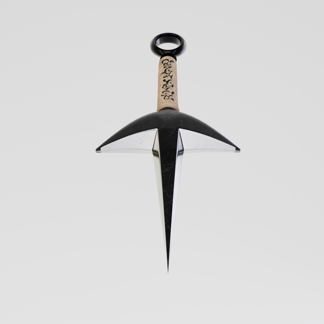 Naruto Minato Kunai 3D Anime Weapon 3D Model - TurboSquid 2270961