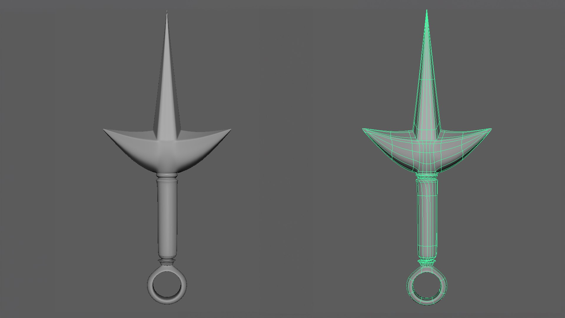 Naruto Minato Kunai 3D Anime Weapon 3D Model - TurboSquid 2270961
