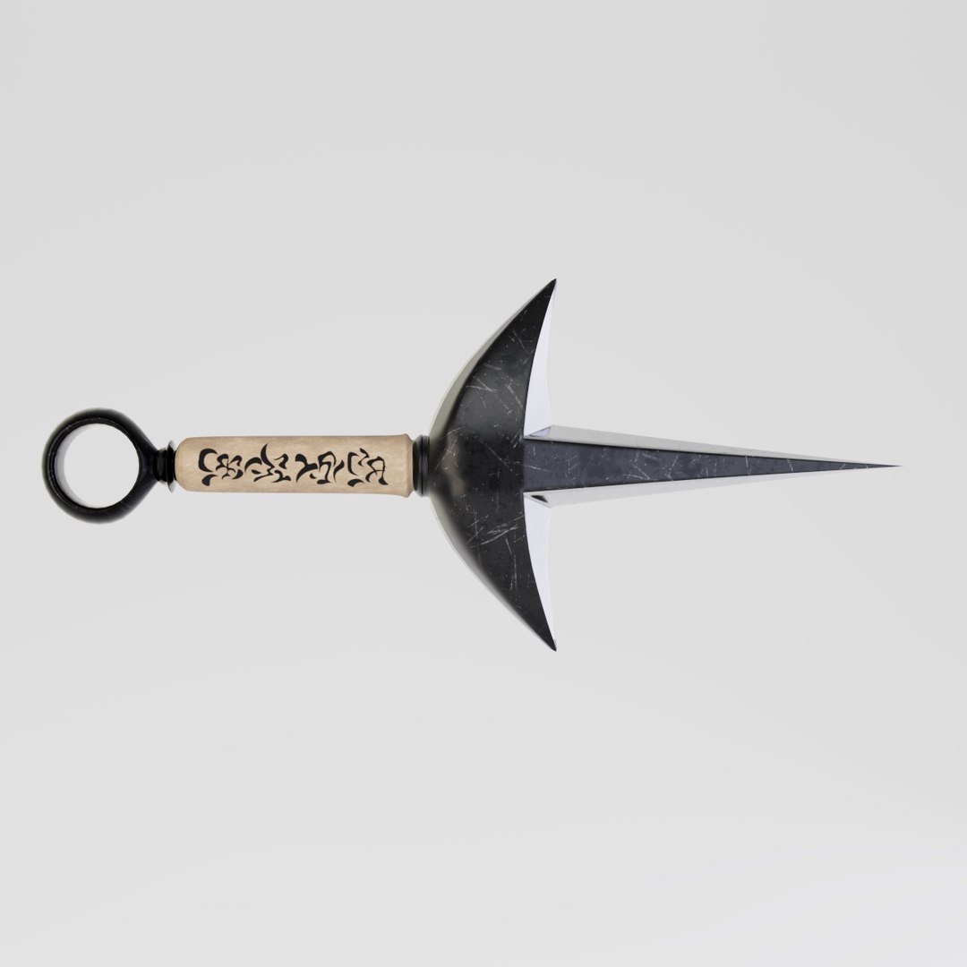 Naruto Minato Kunai 3D Anime Weapon 3D Model - TurboSquid 2270961