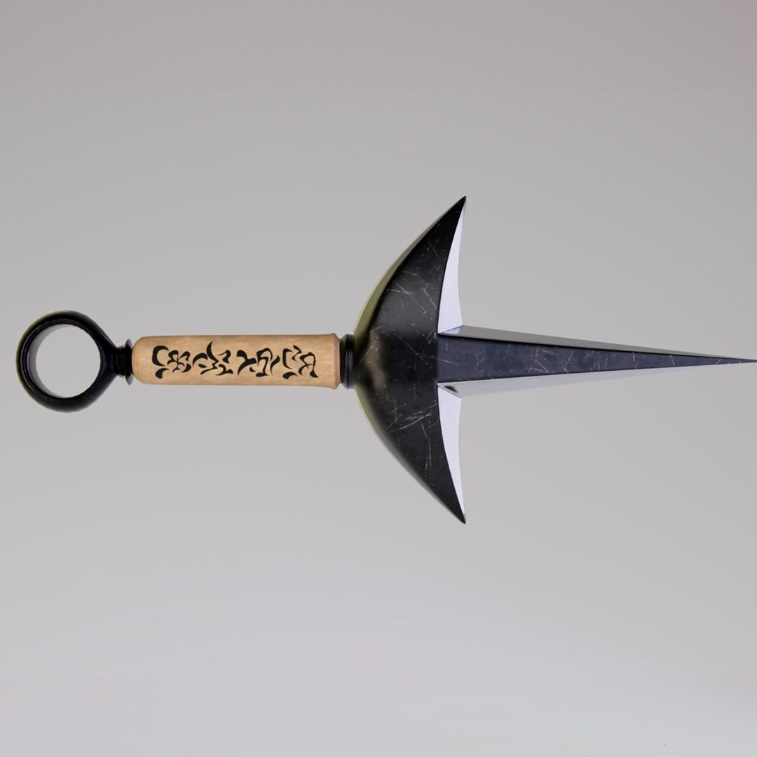 Naruto Minato Kunai 3D Anime Weapon 3D Model - TurboSquid 2270961