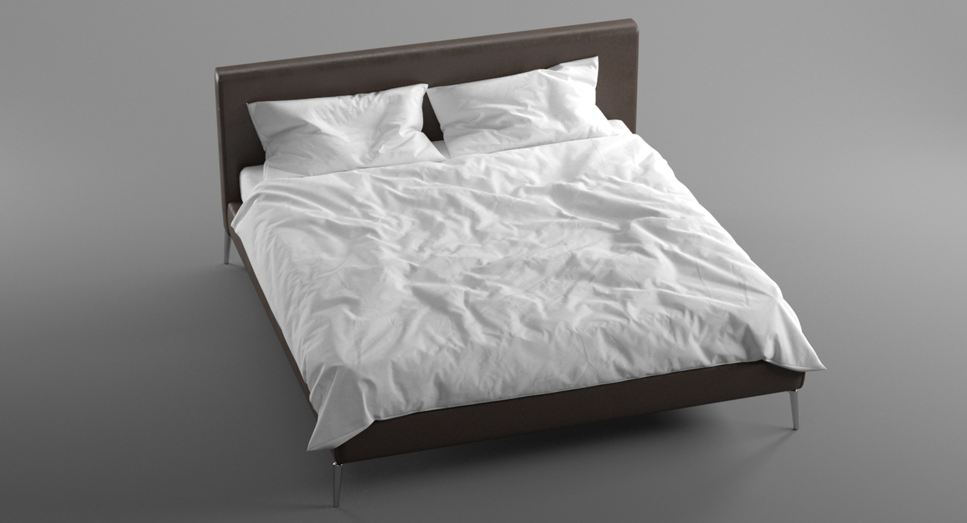 Realistic Wrinkles Bed Linens 3D Model - TurboSquid 1327795