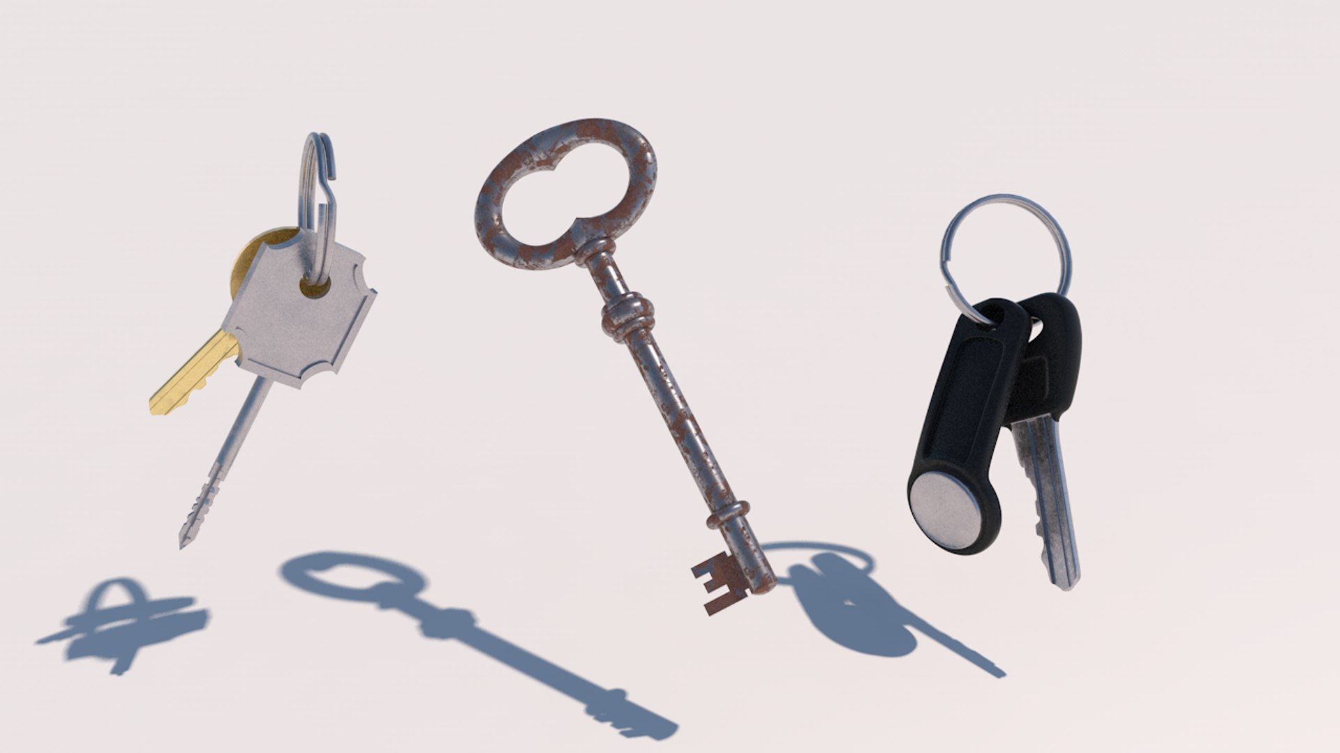 3D Model Bunch Keys - TurboSquid 1573429