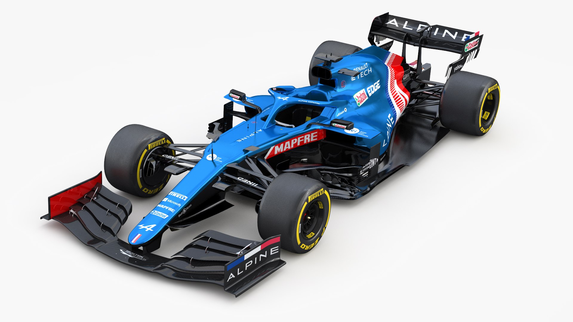 3D Model F1 Alpine A521 2021 - TurboSquid 1714249