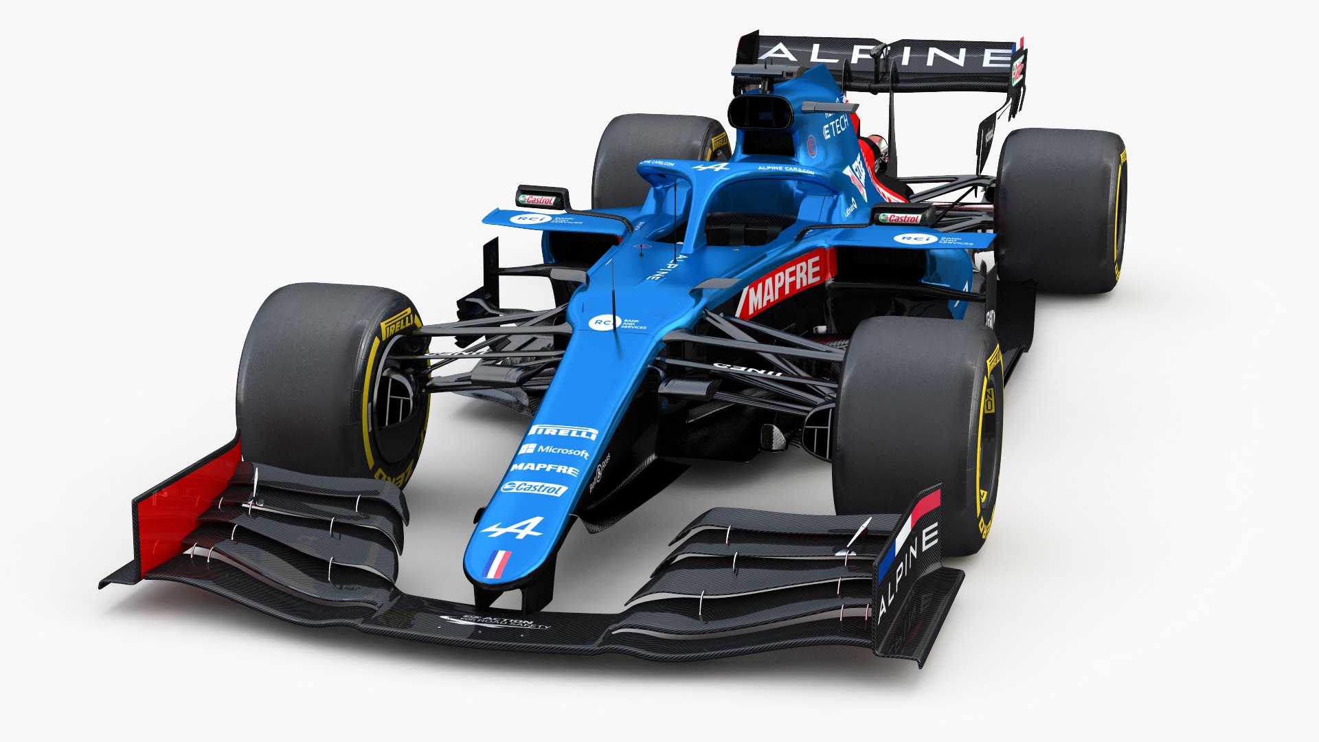 3D Model F1 Alpine A521 2021 - TurboSquid 1714249