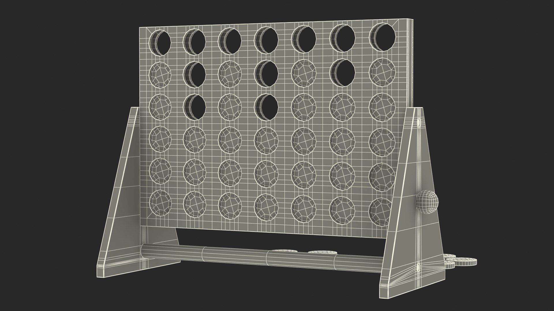 3D Puissance 4 Board Game Wooden model - TurboSquid 1980979