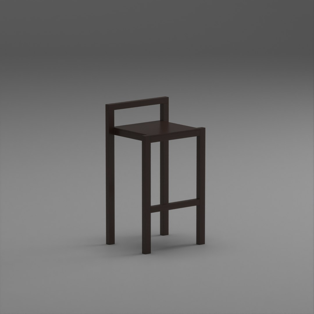 Bar Stool 3D - TurboSquid 2132296
