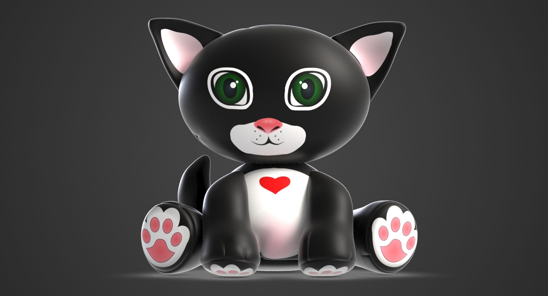 Toy Kit Cat 3D Model - TurboSquid 1338524