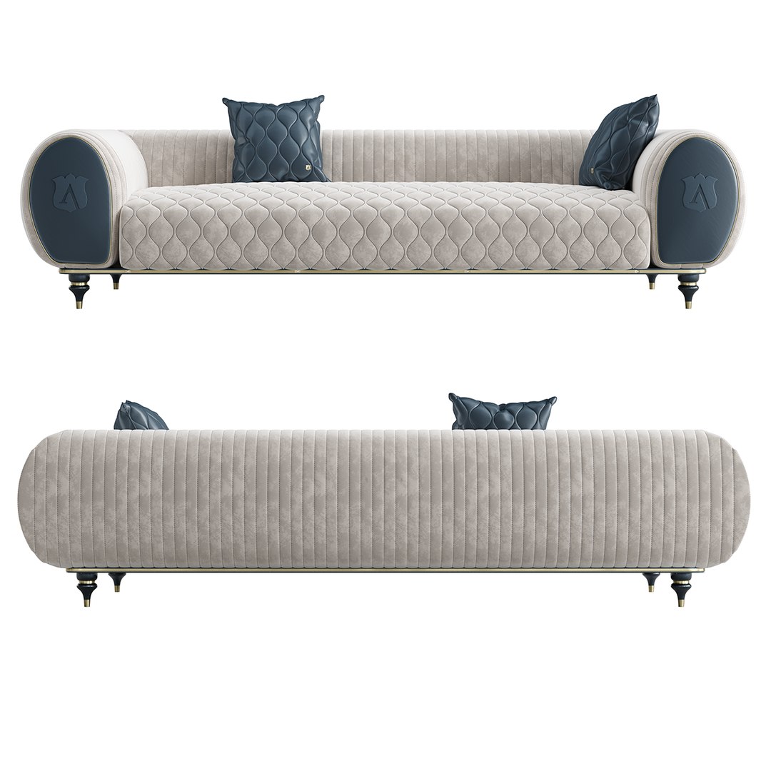 Capella Sofa 3D Model - TurboSquid 1940197
