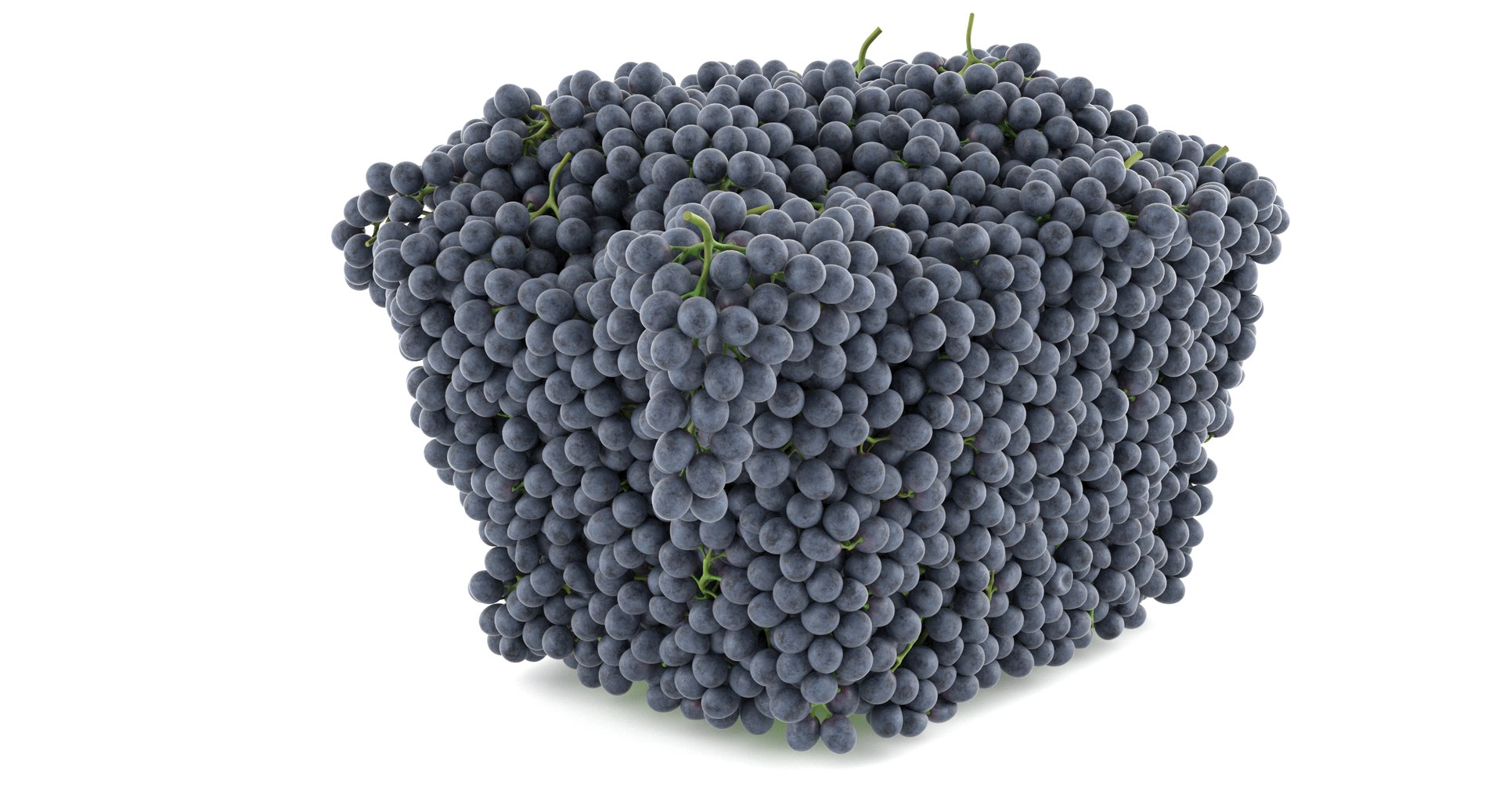 3D Grape Basket - TurboSquid 1751959