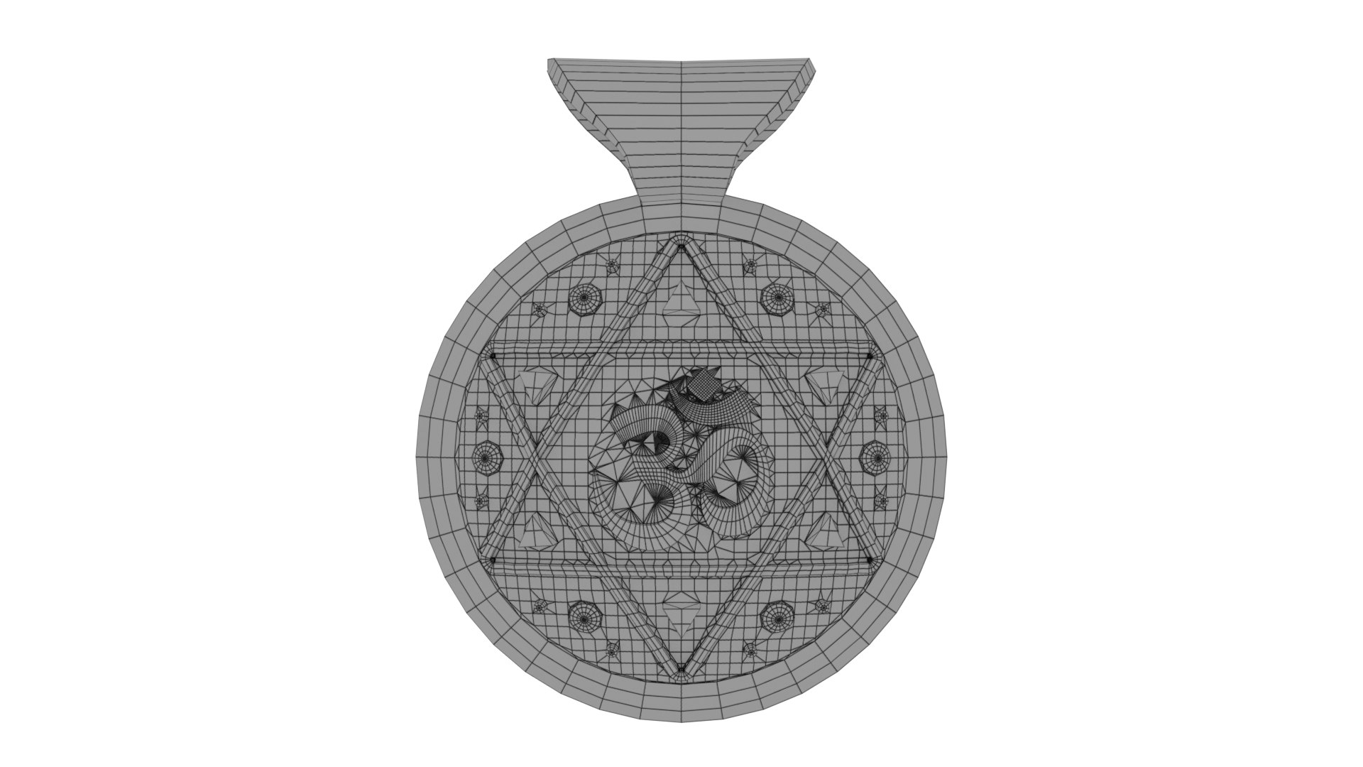 3D Shatkona Pendant - TurboSquid 2136780