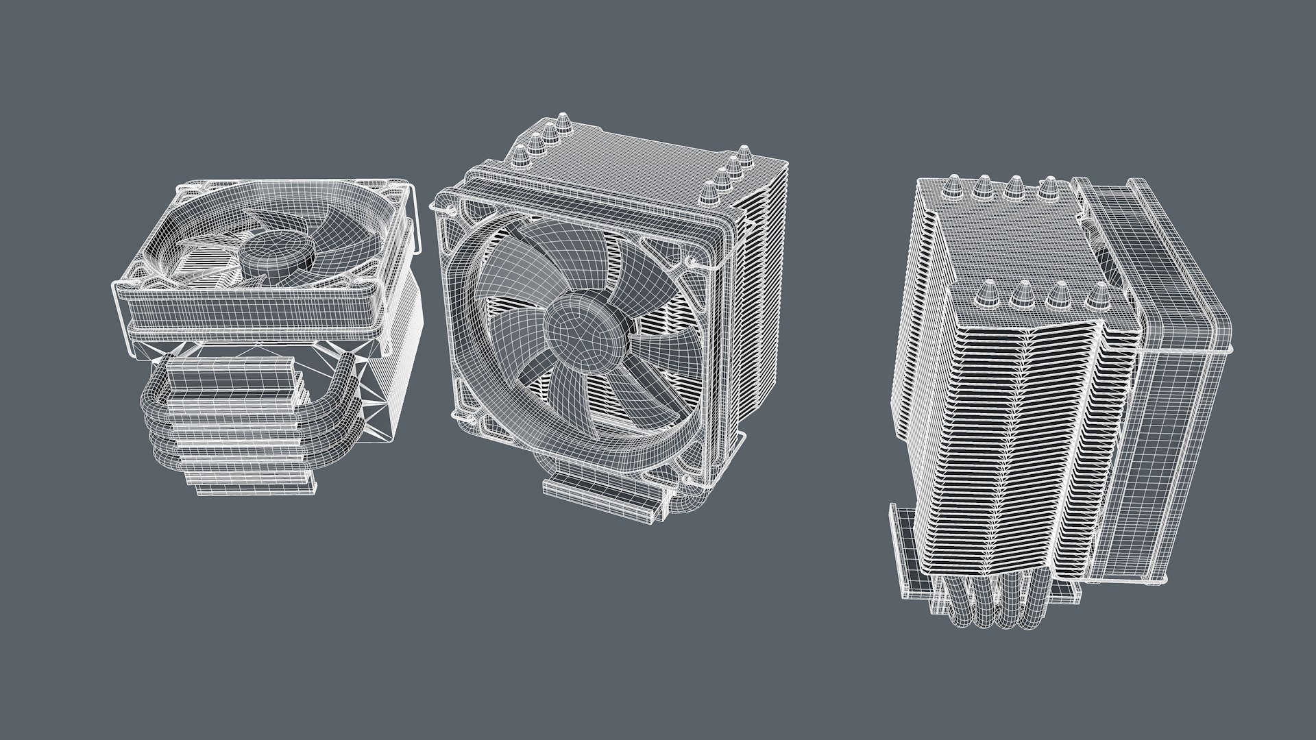 Cpu Cooler 3D Model - TurboSquid 1578060