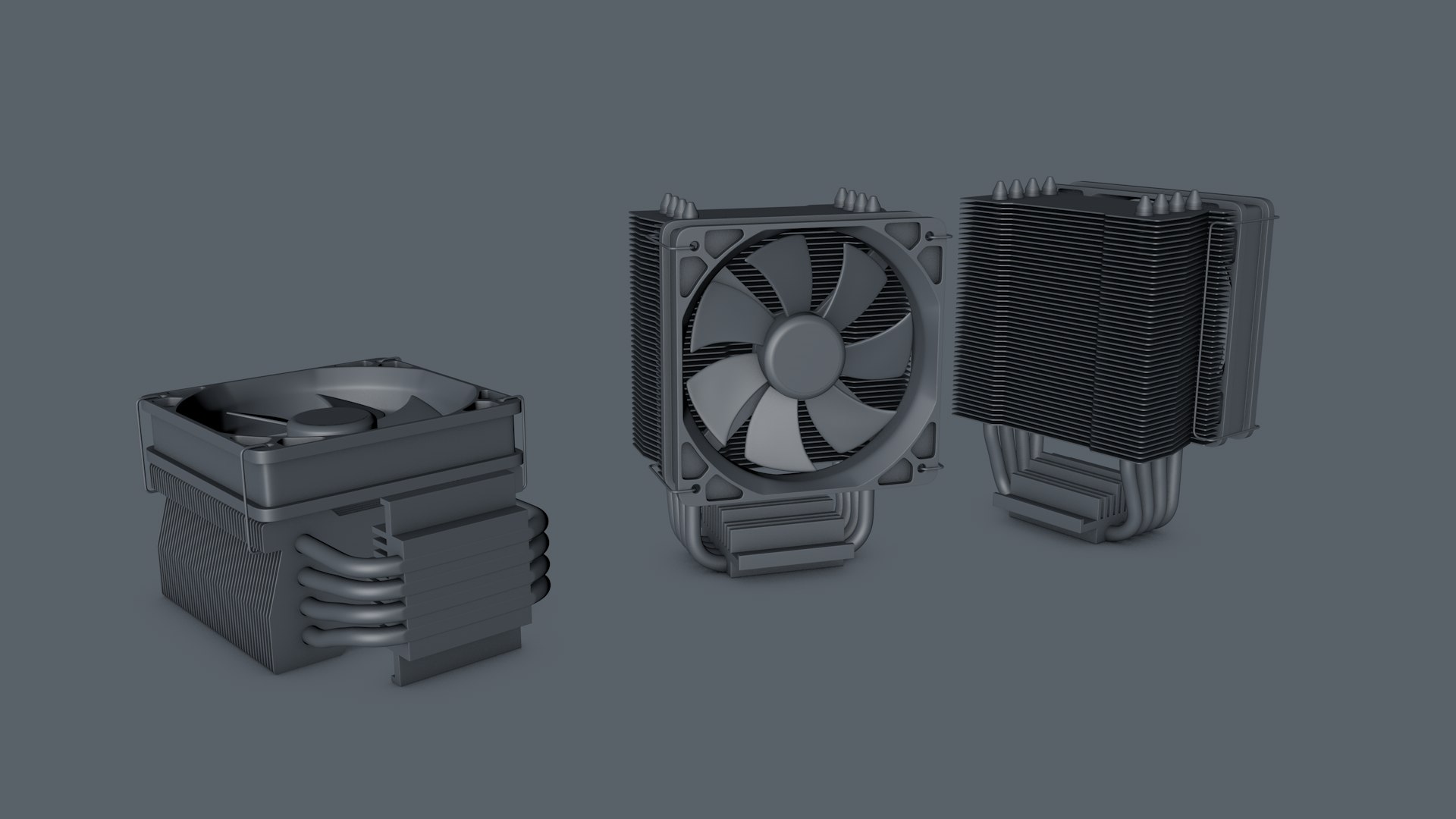 Cpu Cooler 3D Model - TurboSquid 1578060